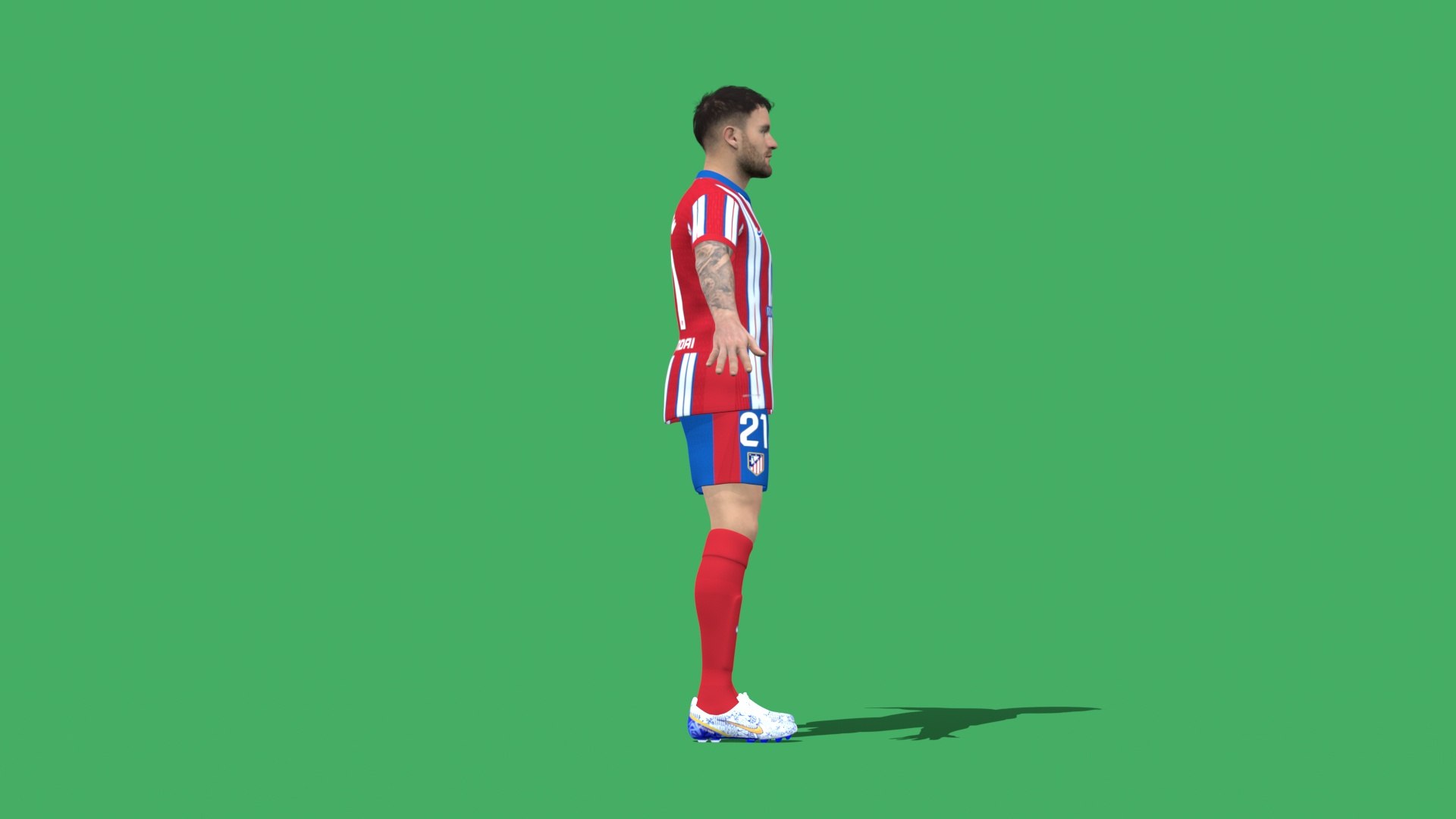 3D Model 3D Rigged Javi Galan Atletico Madrid 2025 - TurboSquid 2380210