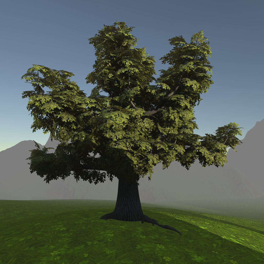 3D model Game ready model old oak - TurboSquid 1752813