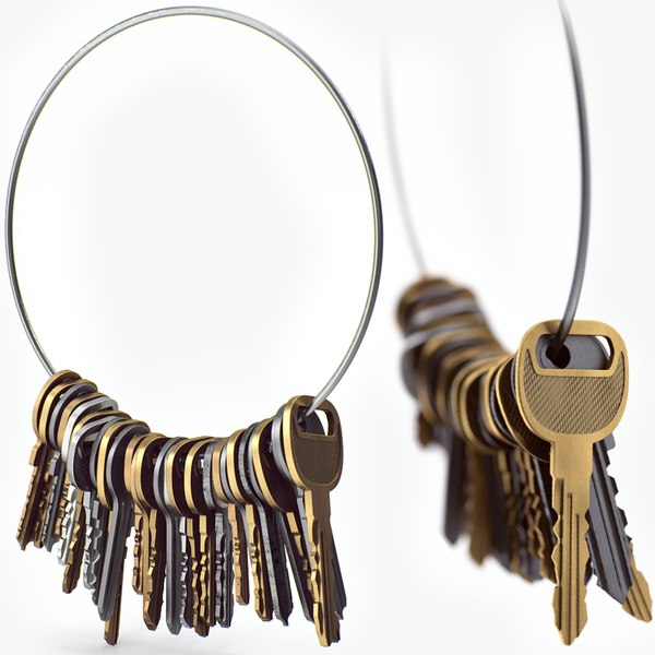 Big key ring Modelo 3D - TurboSquid 1972942