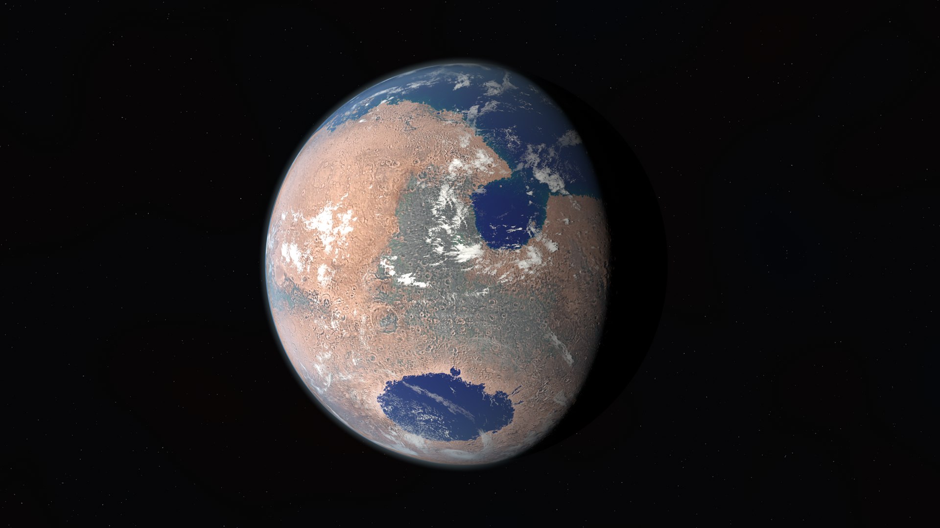 3D Mars In The Past 16K Model - TurboSquid 2030526