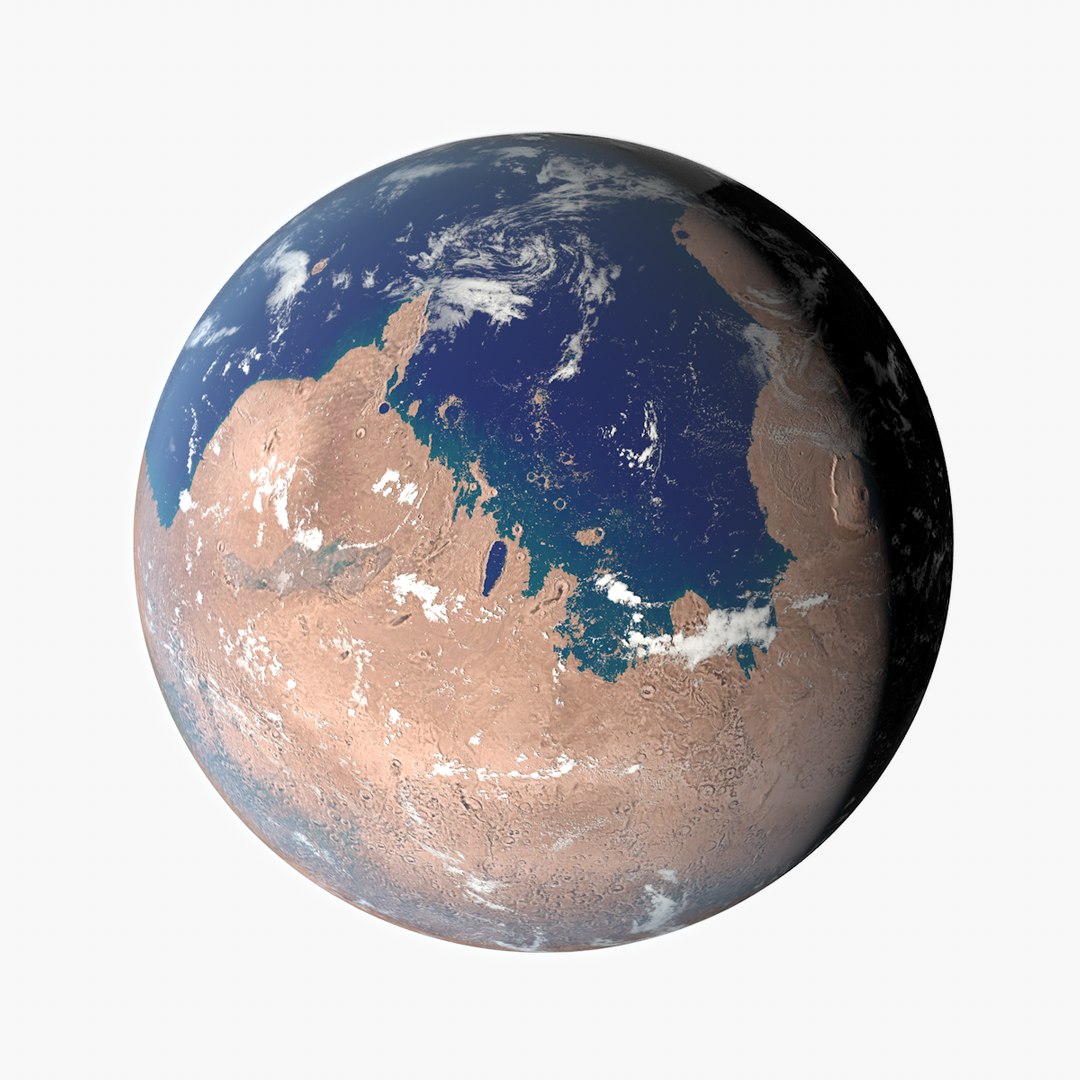 3D Mars In The Past 16K Model - TurboSquid 2030526