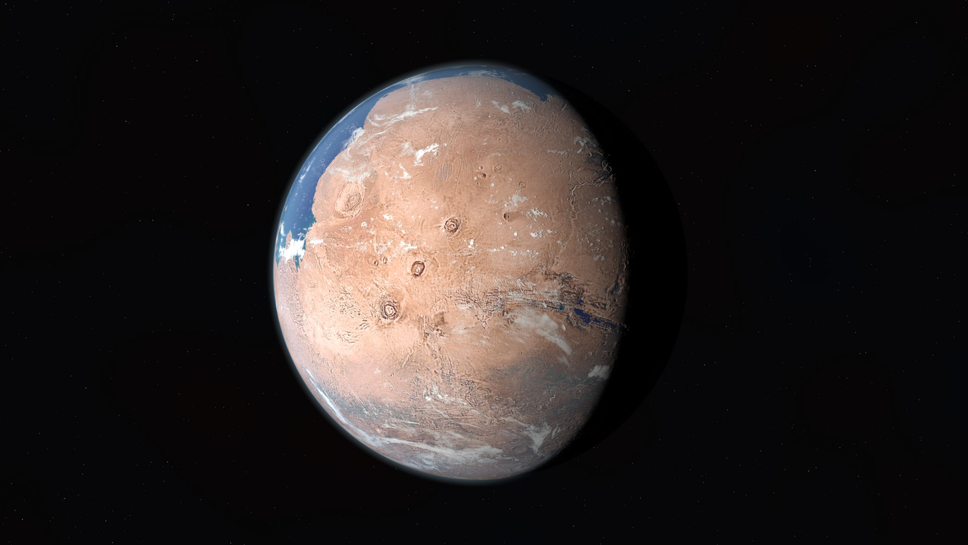 3D Mars In The Past 16K Model - TurboSquid 2030526