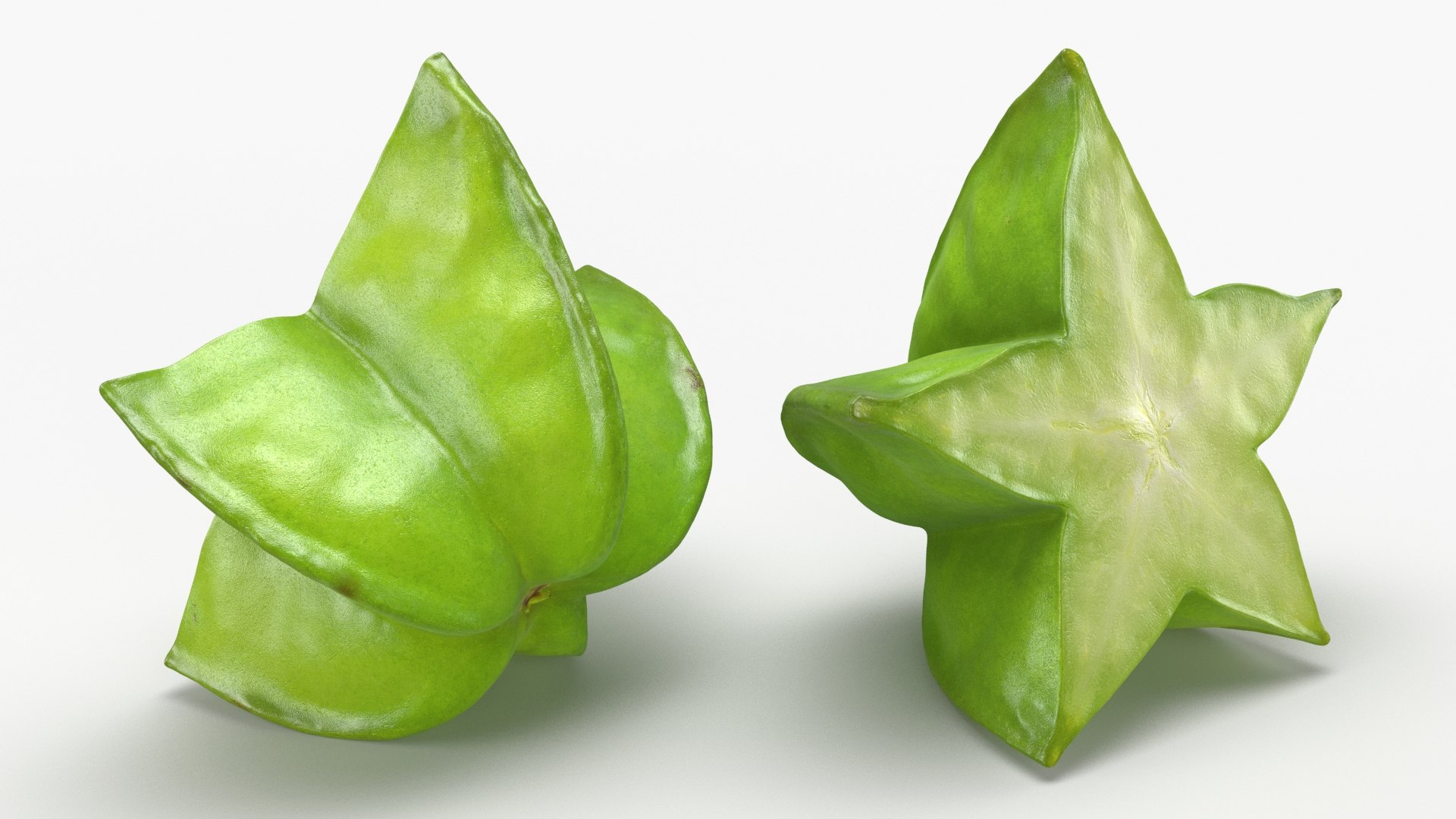 3D Star Fruit Set - TurboSquid 1757066