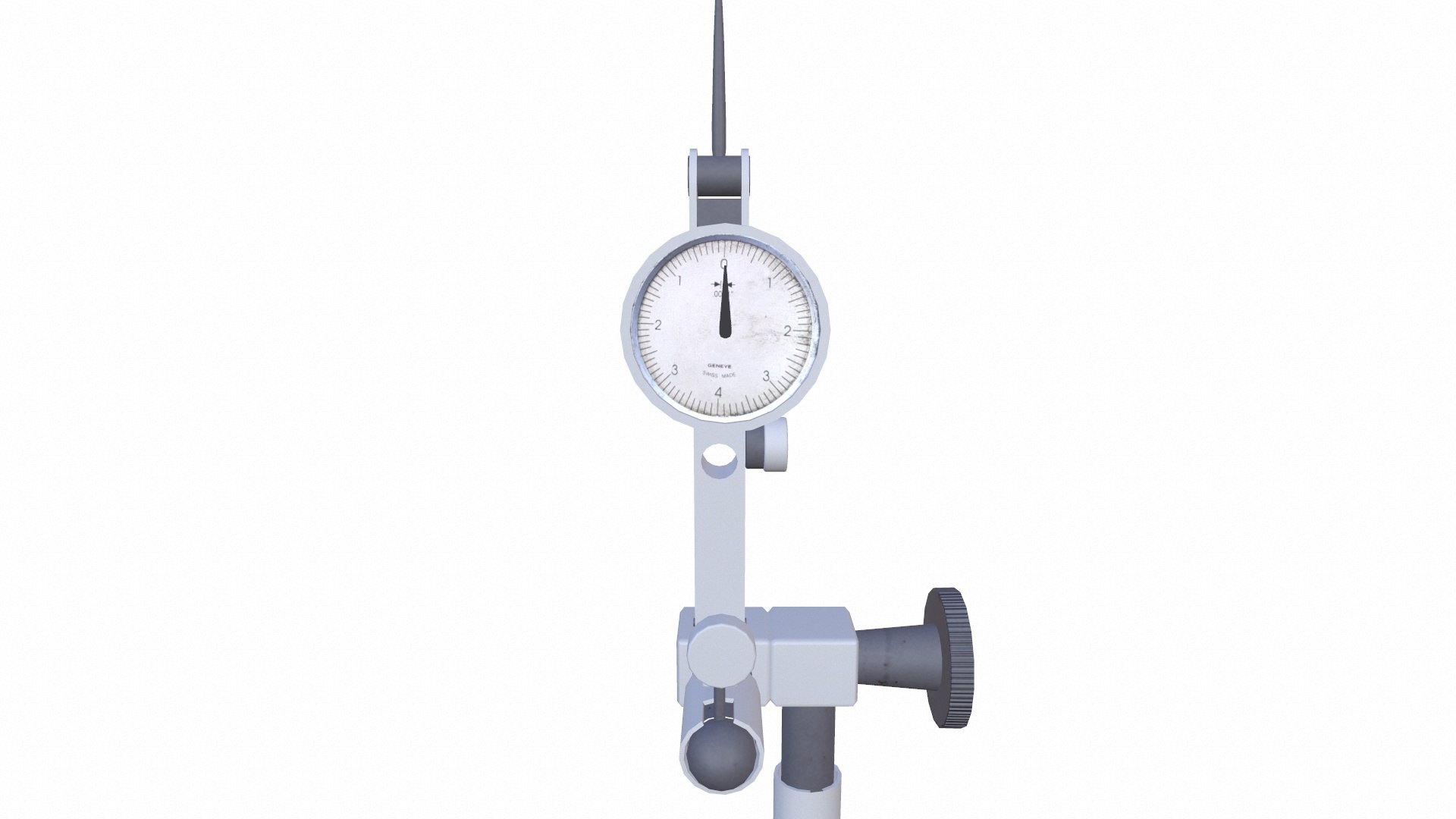 Dial Indicator With Magnetic Base 3D Model - TurboSquid 2338452