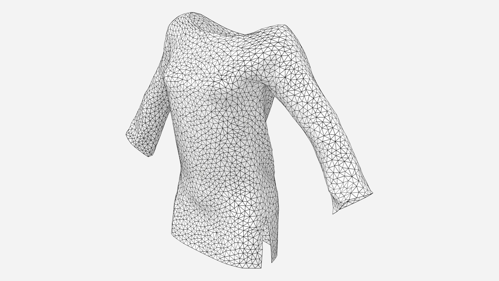 3D Beach Tunic - TurboSquid 1865612