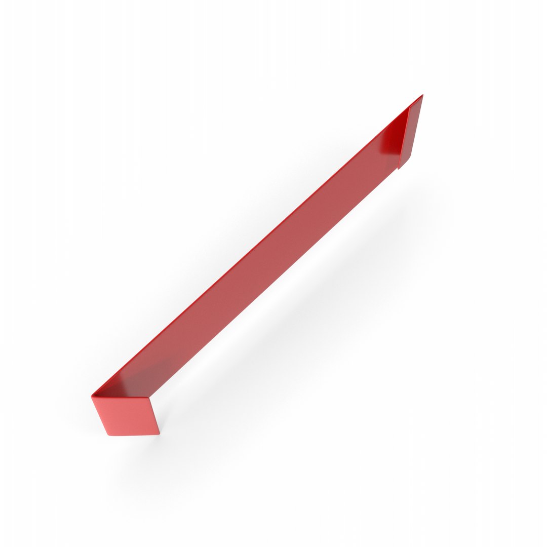 3D Model Red Ribbon Label - TurboSquid 2096185