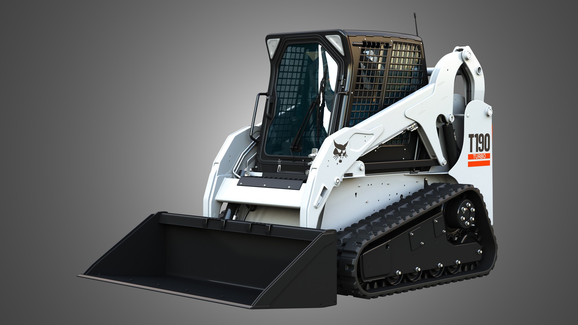 T190 Compact Track Loader - Bucket model - TurboSquid 2137983