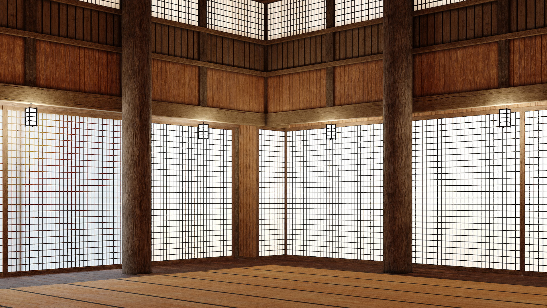 Dojo Interior 3D - TurboSquid 2273071