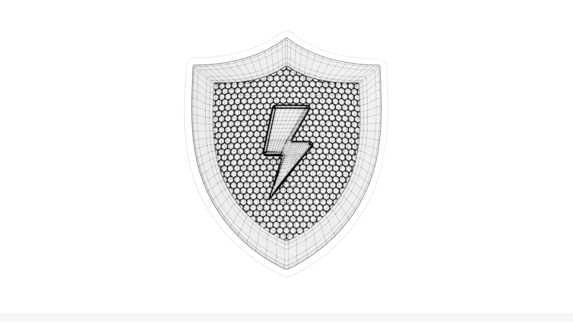 3D Model Shield Cybersecurity - TurboSquid 1256517