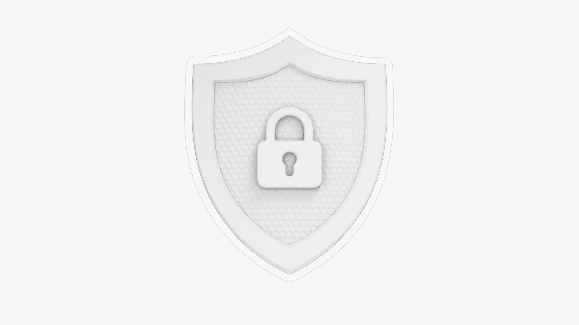 3D Model Shield Cybersecurity - TurboSquid 1256517