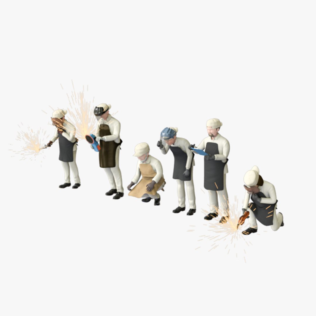 Worker Spark 3D Model - TurboSquid 1402438