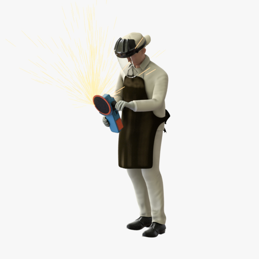 Worker Spark 3D Model - TurboSquid 1402438