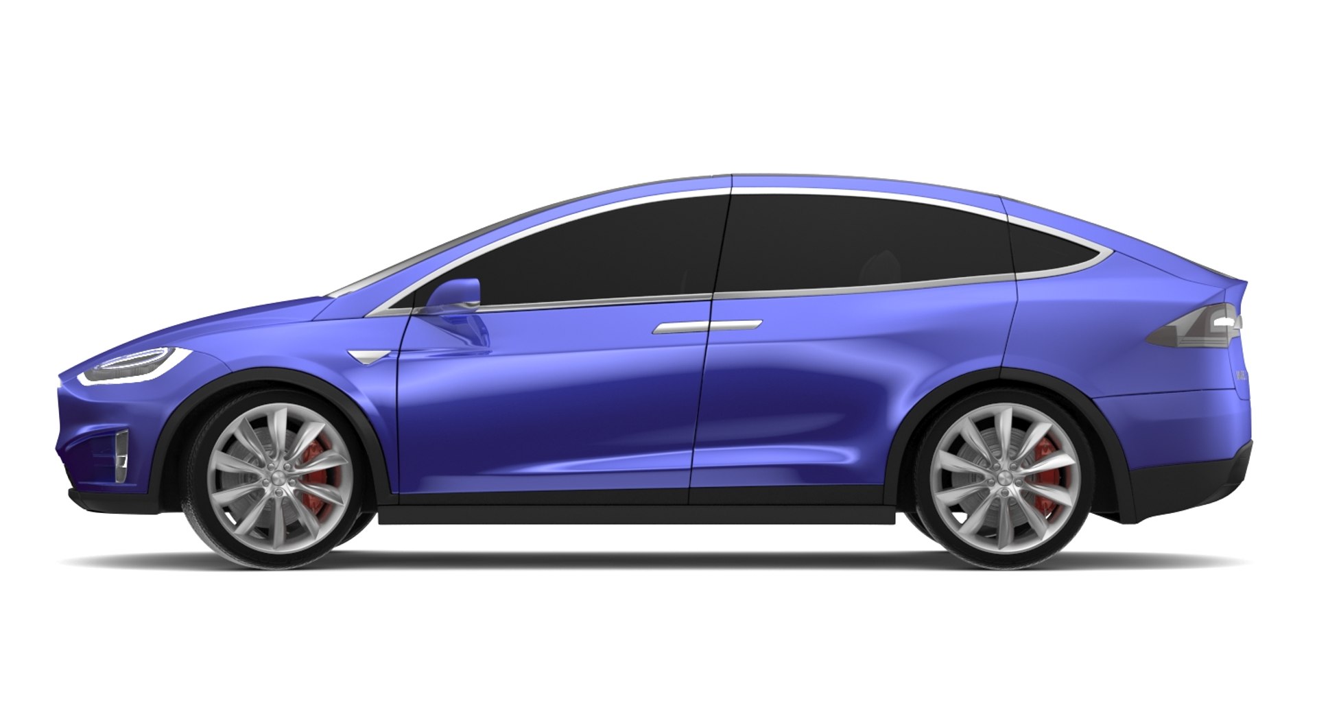 Tesla X Modeled S 3D - TurboSquid 1238360