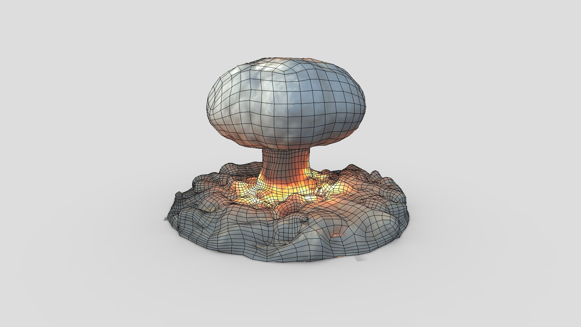 Nuclear Explosion 3D Model - TurboSquid 2279863