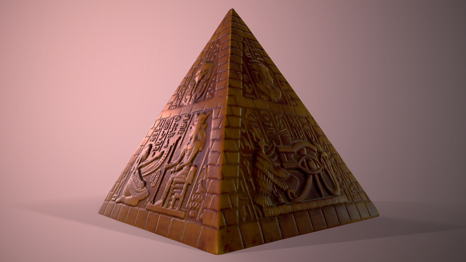 3D Pyramid Pbr - TurboSquid 1544081