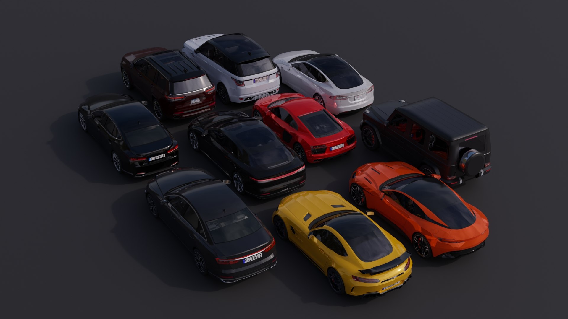 3D Model Generic Car Pack V2 - TurboSquid 2299810