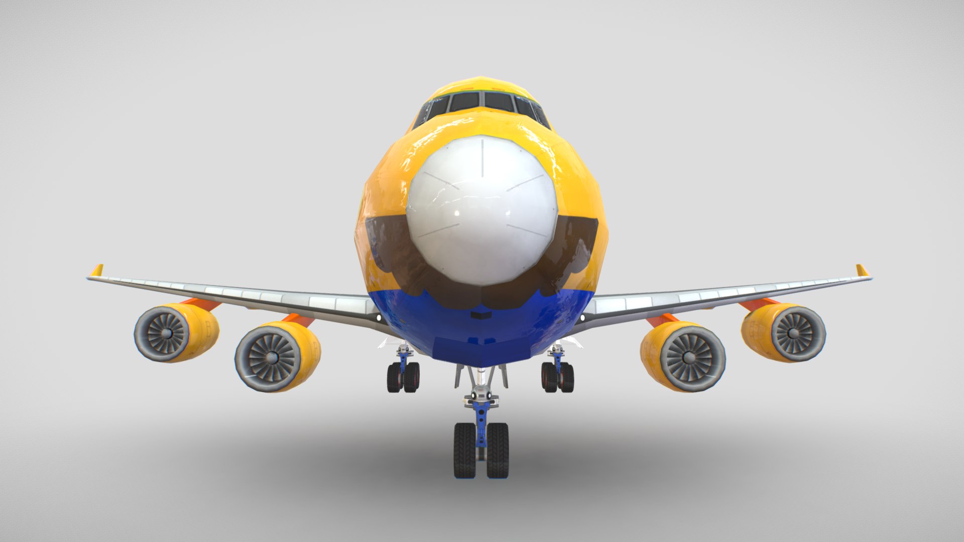 3D Super Mario Airplane - Galaxy Air - Mario Kart 8 - TurboSquid 2356614