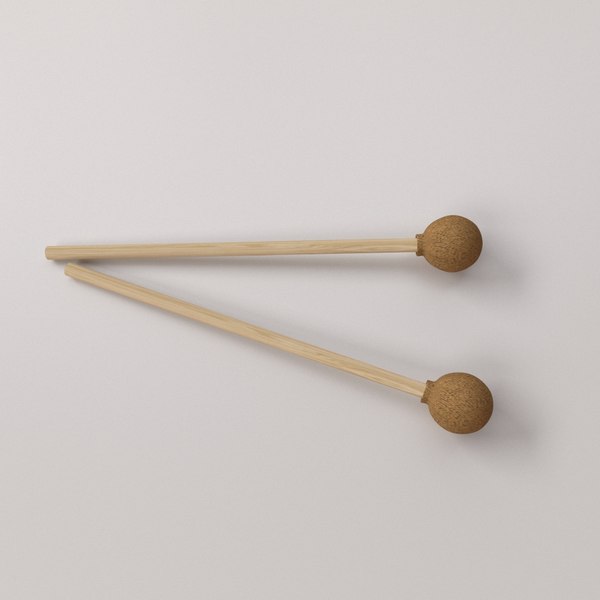 3d drum sticks model