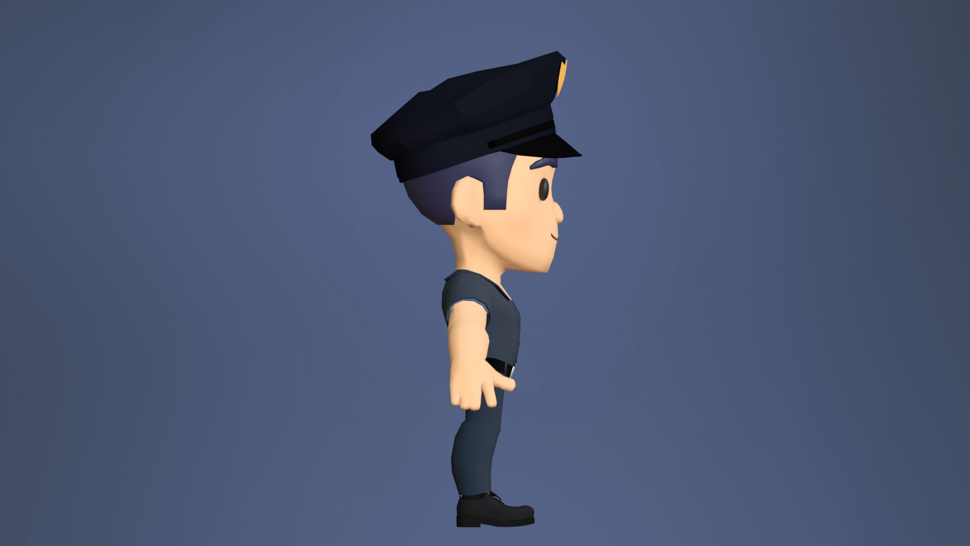 Police Low Poly 3D Model - TurboSquid 1836501