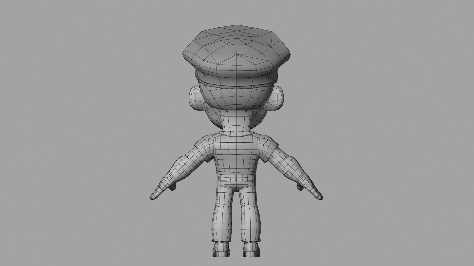 Police Low Poly 3D model - TurboSquid 1836501