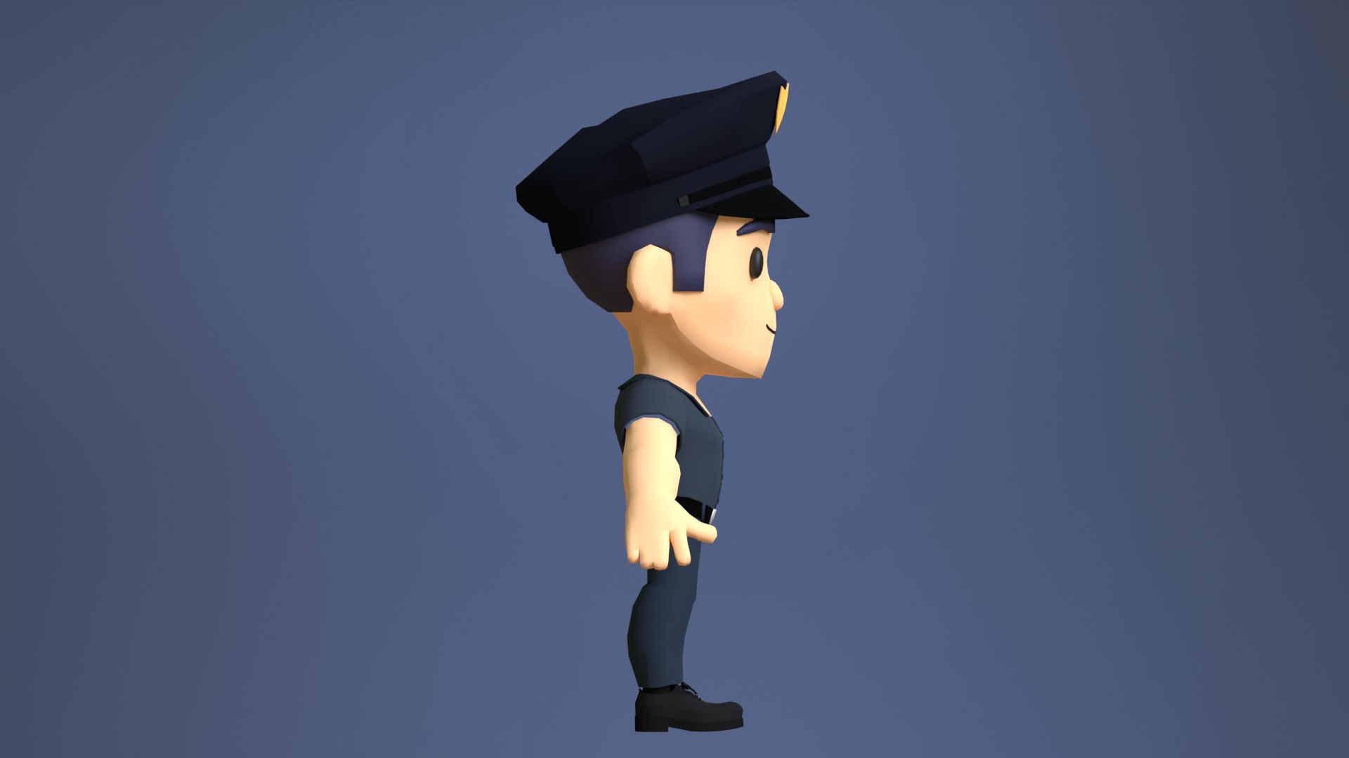 Police Low Poly 3D Model - TurboSquid 1836501
