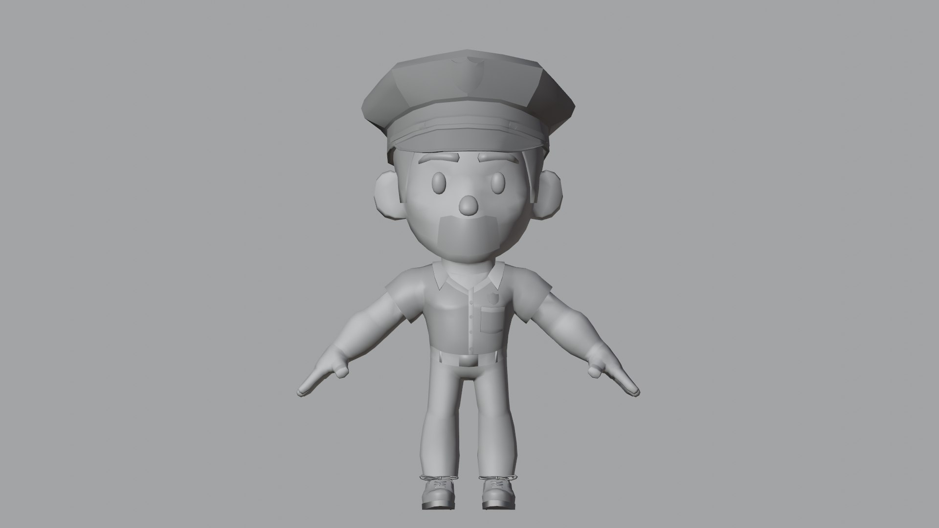 Police Low Poly 3D Model - TurboSquid 1836501