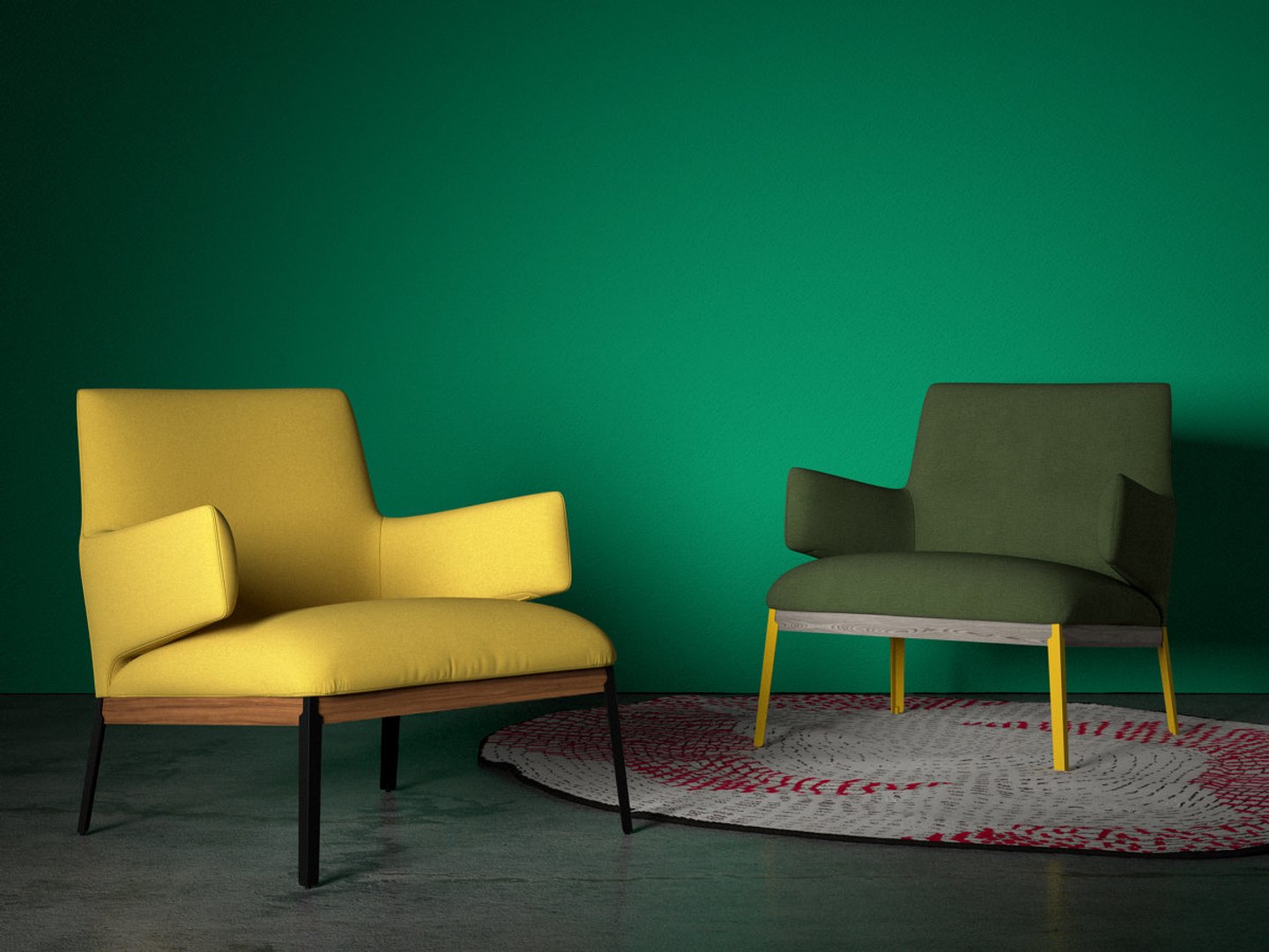 Hug Armchair 3D Model - TurboSquid 1175018