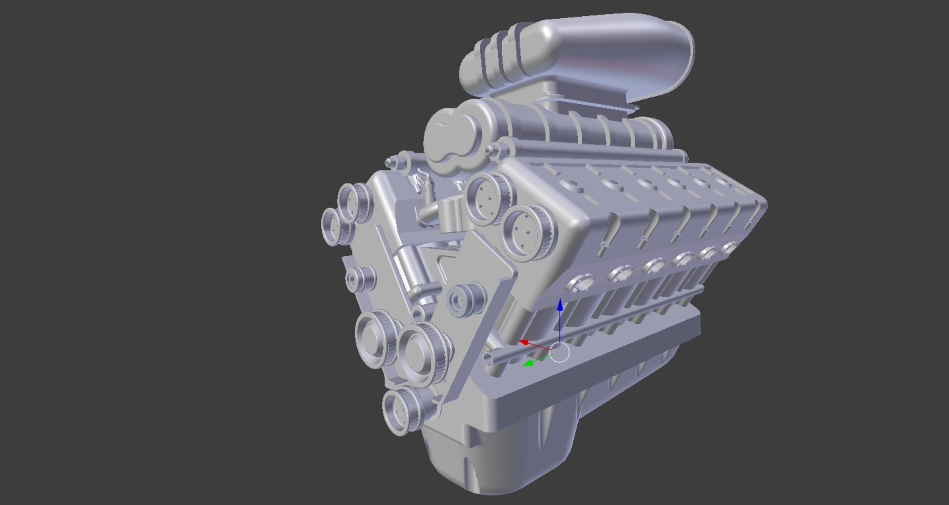 3D V12 Engine - TurboSquid 1669136