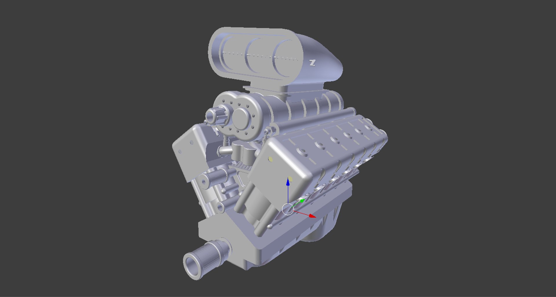 3D v12 engine - TurboSquid 1669136
