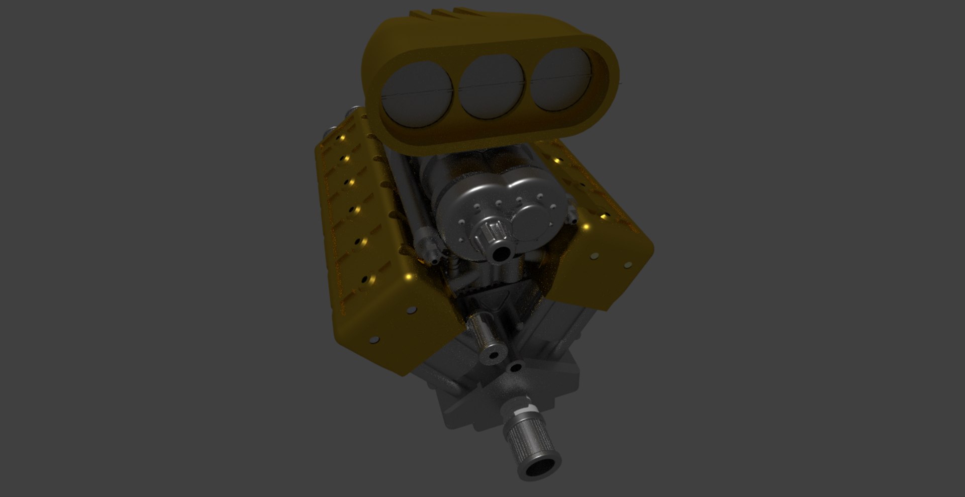 3D V12 Engine - TurboSquid 1669136