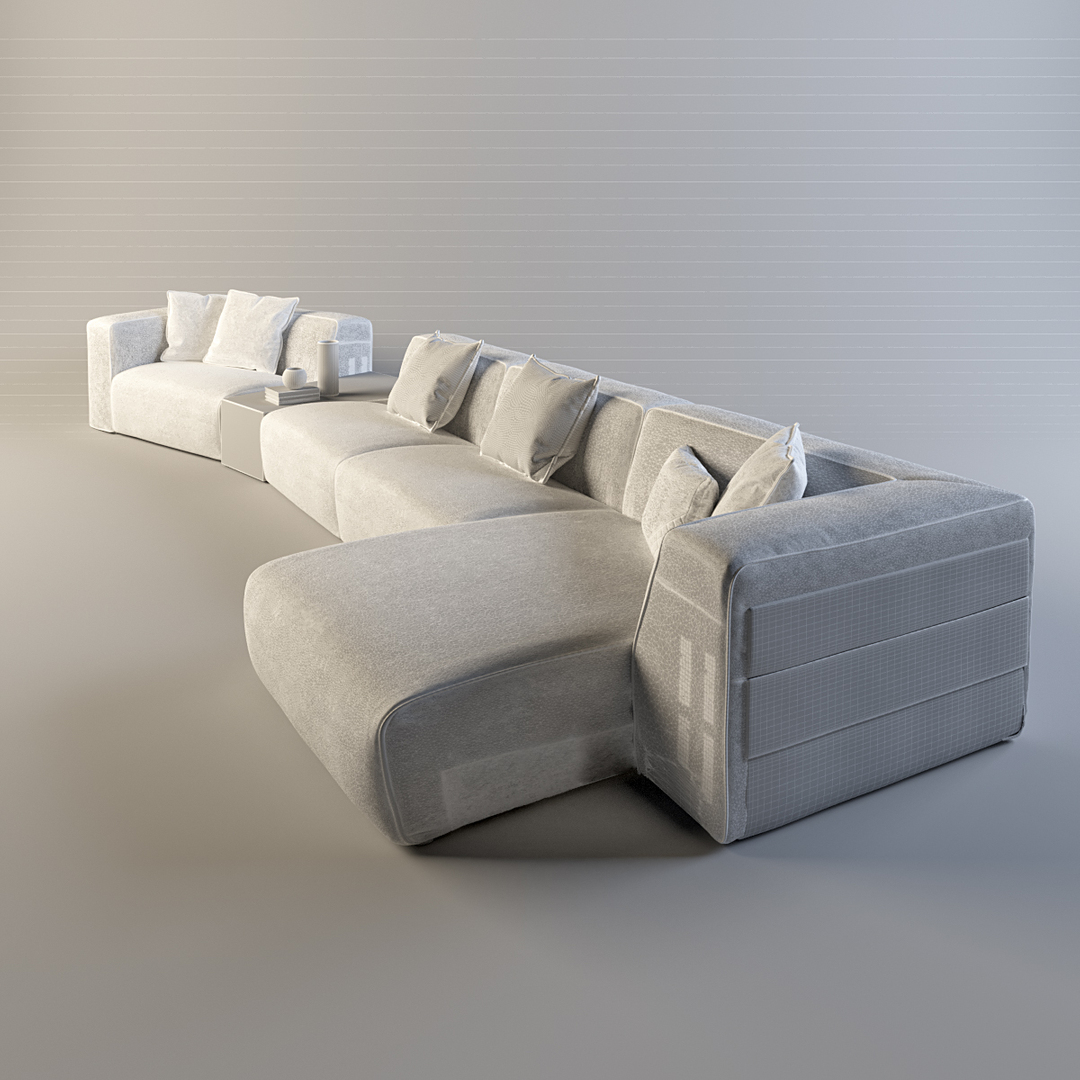 3D modular sofa model - TurboSquid 1460219