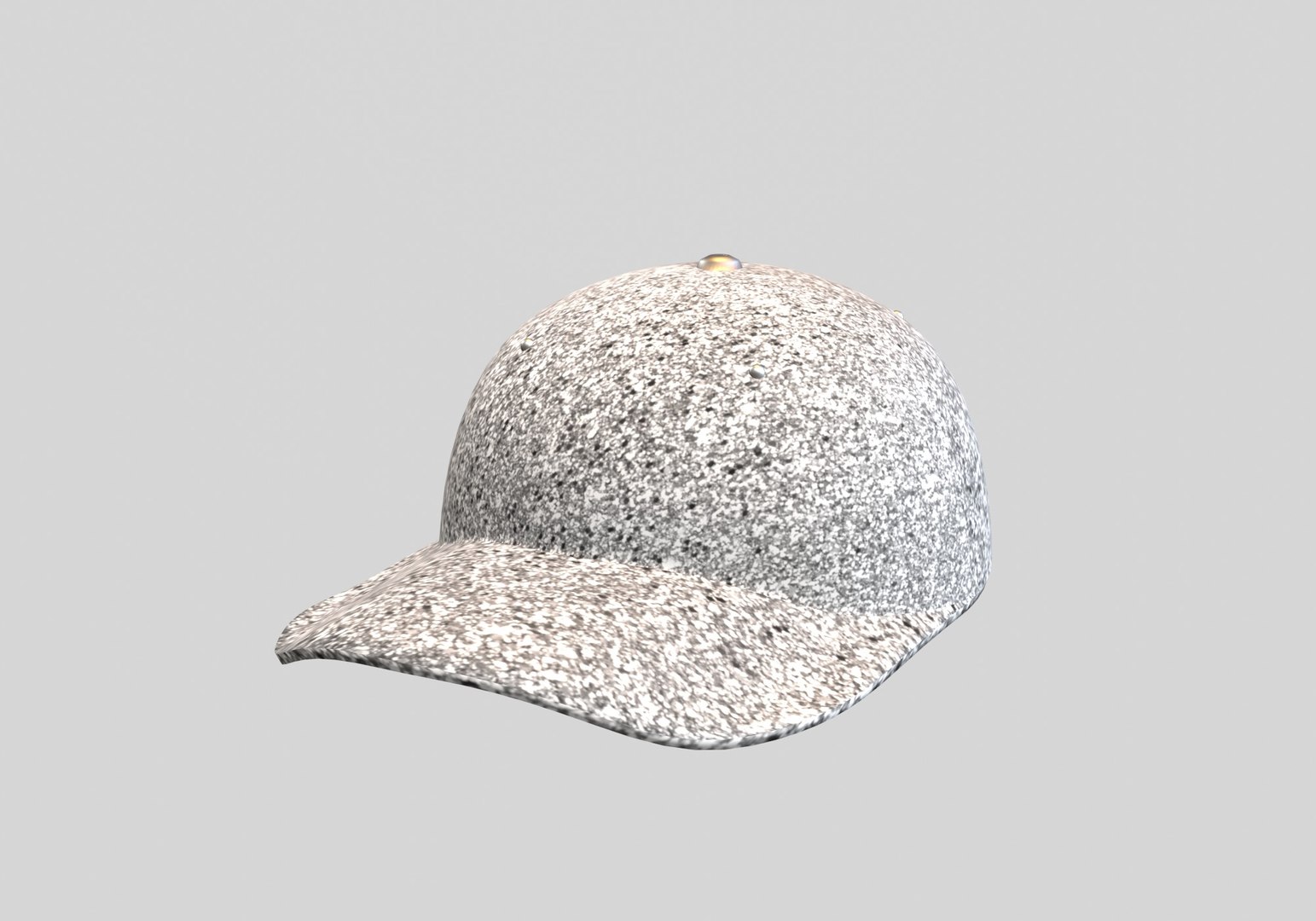 Glittery White Cap 3D Model - TurboSquid 1893217