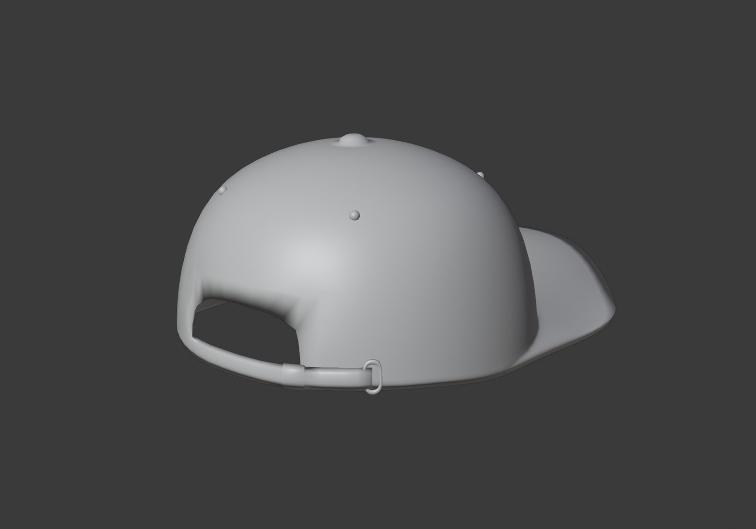 Glittery White Cap 3D Model - TurboSquid 1893217