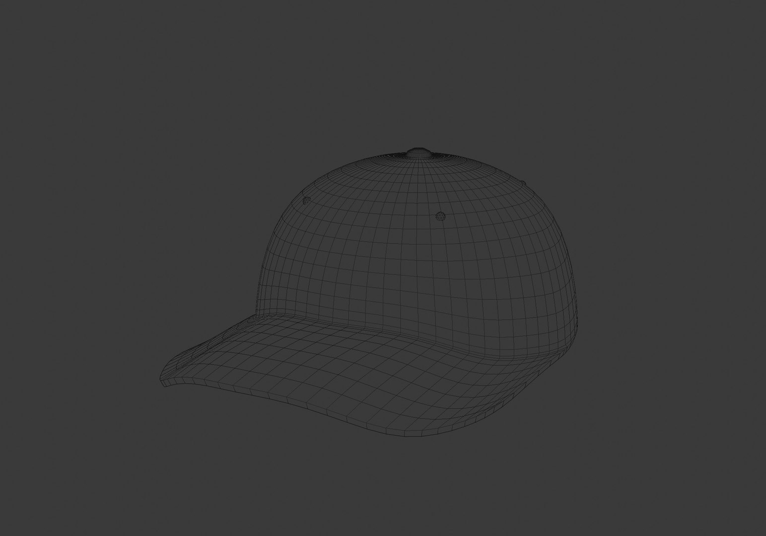 Glittery White Cap 3D Model - TurboSquid 1893217