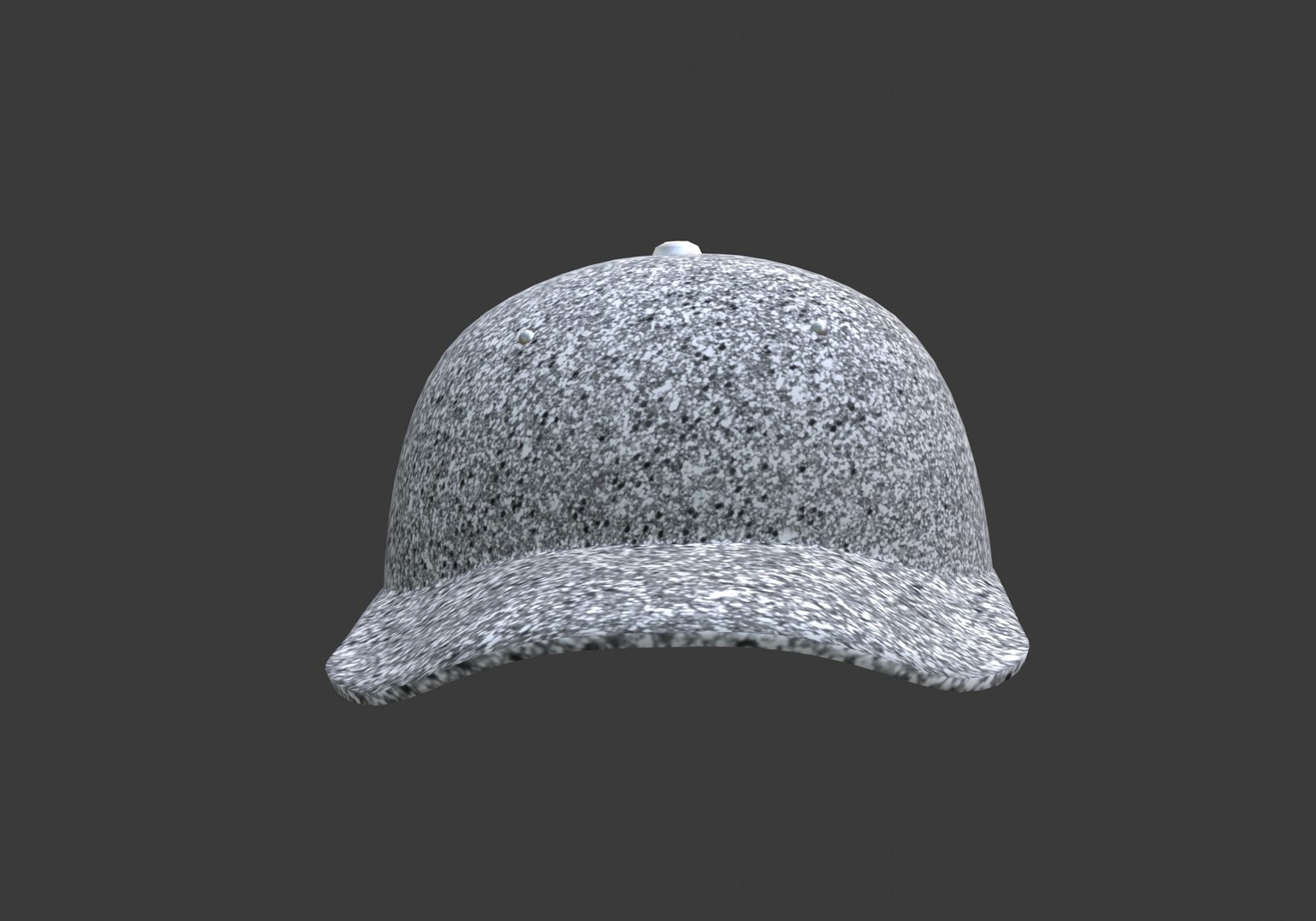 Glittery White Cap 3D Model - TurboSquid 1893217