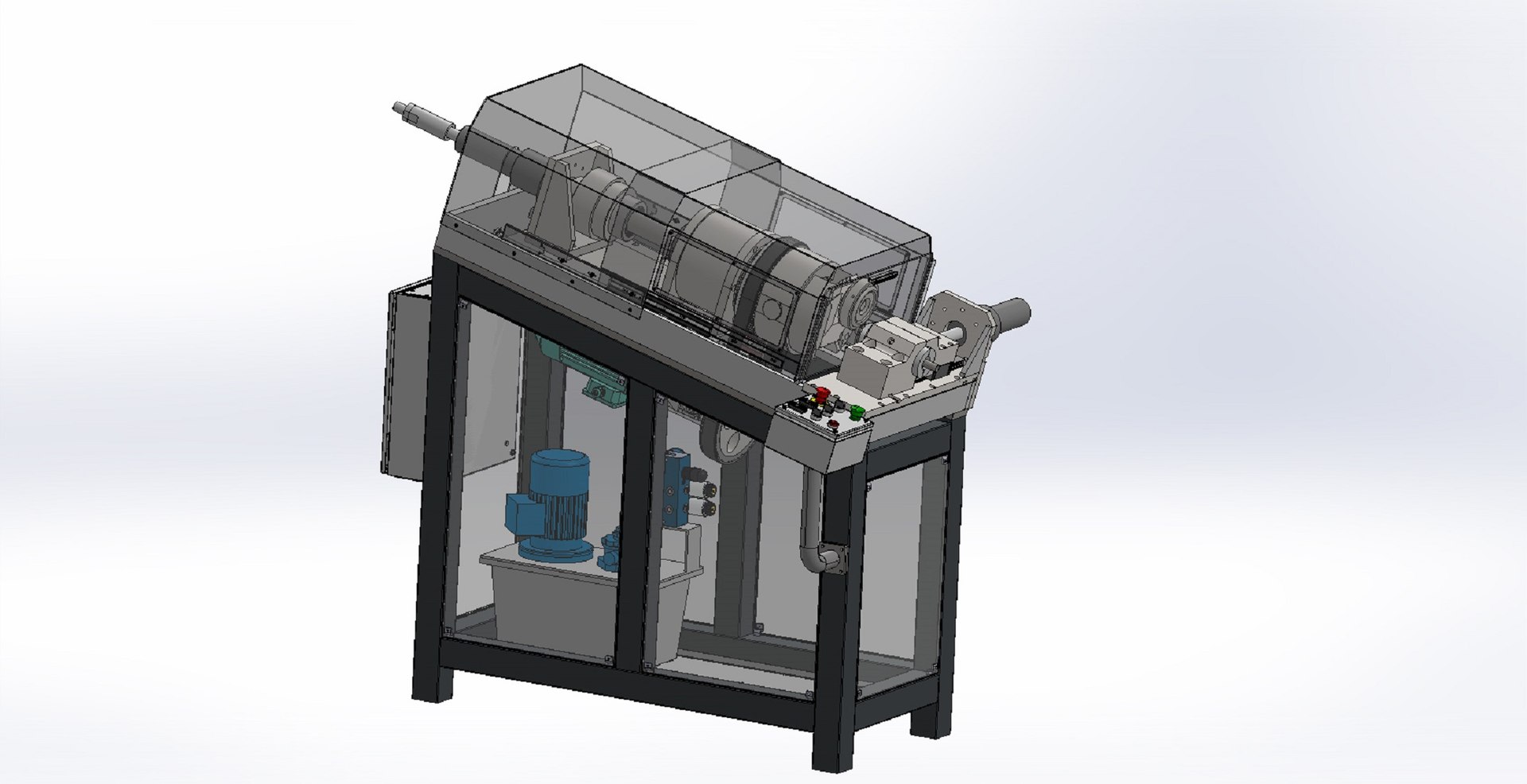 Tube End Forming Machine 3D Model - TurboSquid 1727164