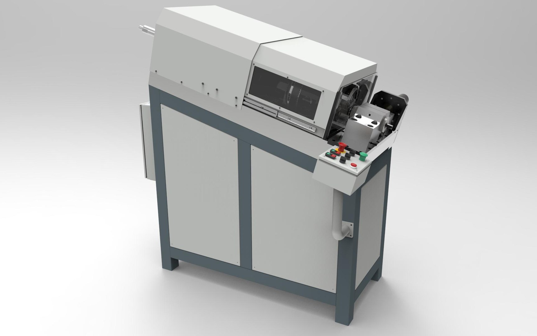 Tube End Forming Machine 3D Model - TurboSquid 1727164