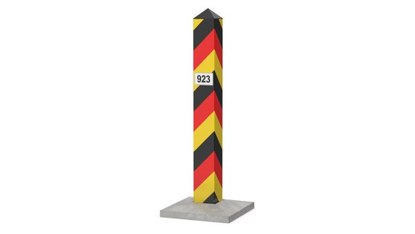 modelo 3d Border Post of Germany - TurboSquid 2011383
