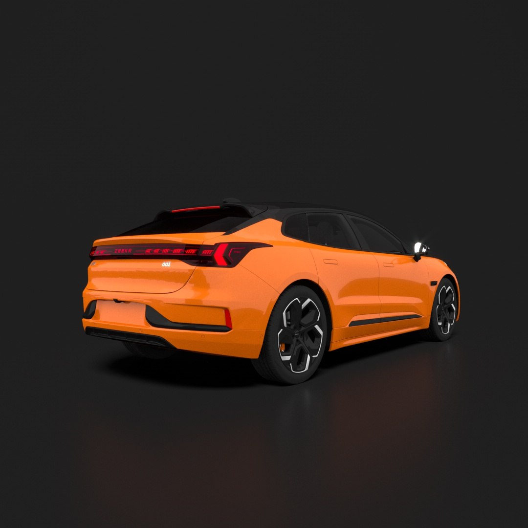 3D Zeekr 001 Electric Car - TurboSquid 2396958