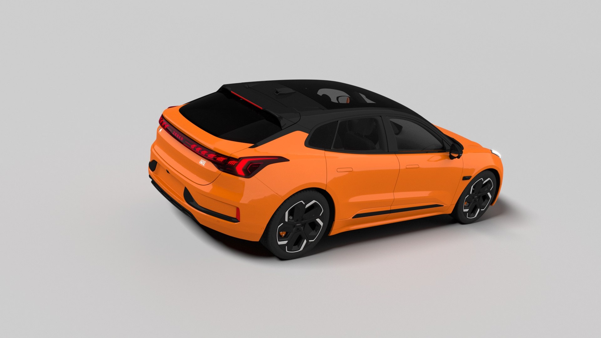 3D Zeekr 001 Electric Car - TurboSquid 2396958