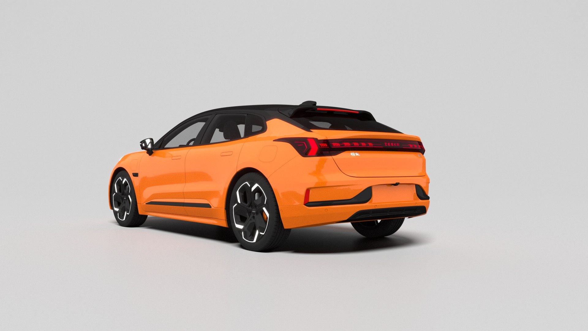 3D Zeekr 001 Electric Car - TurboSquid 2396958