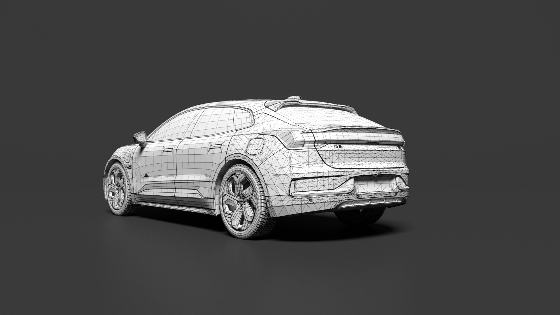 3D Zeekr 001 Electric Car - TurboSquid 2396958