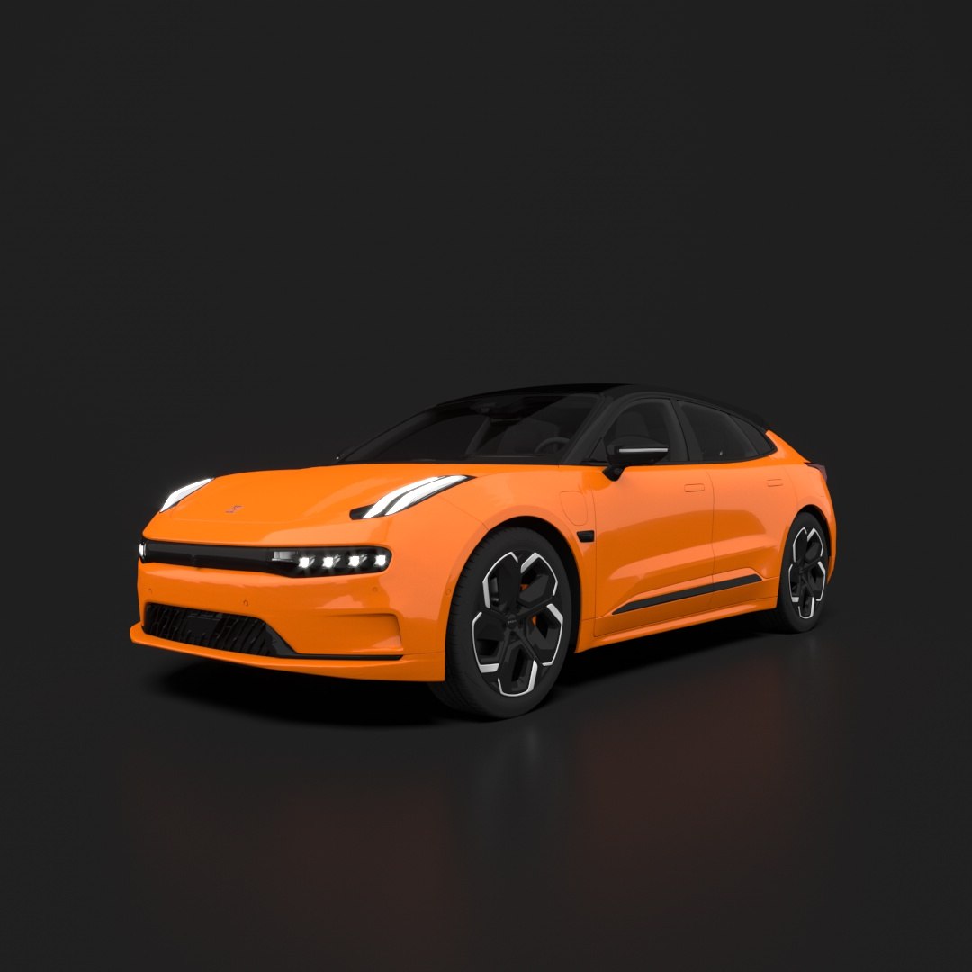 3D Zeekr 001 Electric Car - TurboSquid 2396958