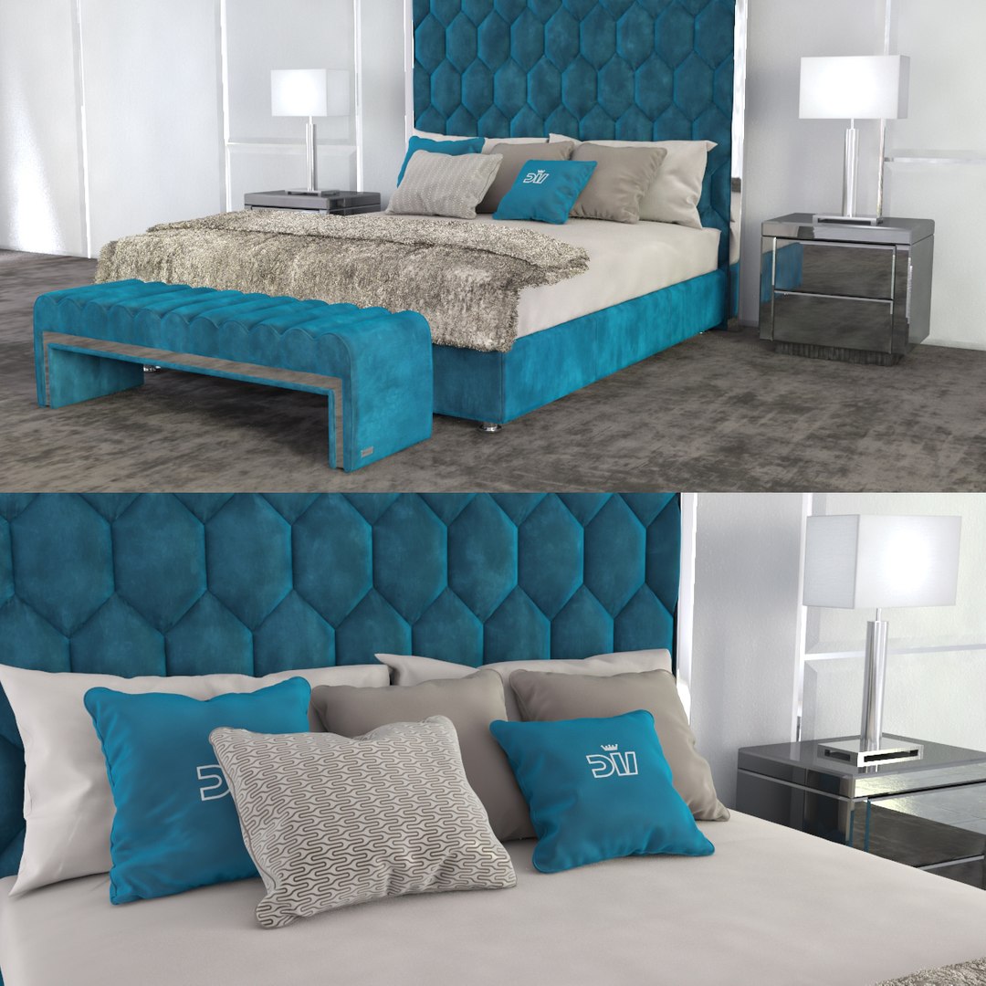 3D Fur Bed Dv Home - TurboSquid 1442497
