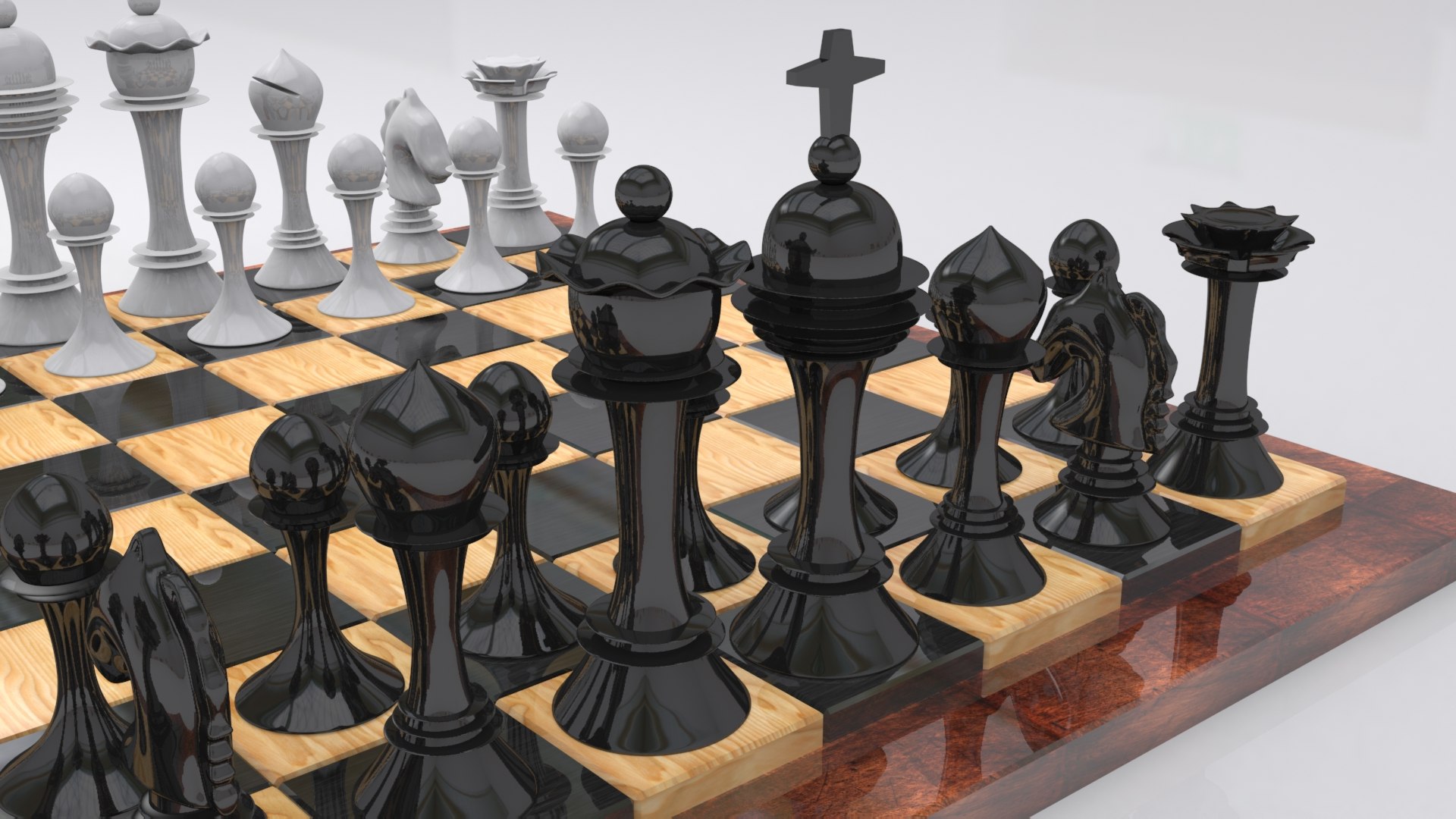 Chess Set 3D Model - TurboSquid 1410325