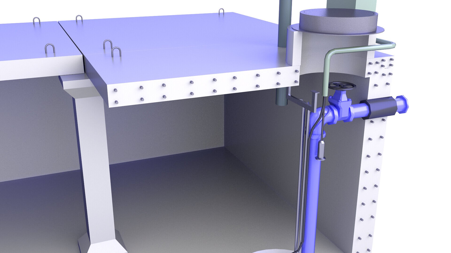 3D Stormwater Tank Diagram Low 2 - TurboSquid 2096464