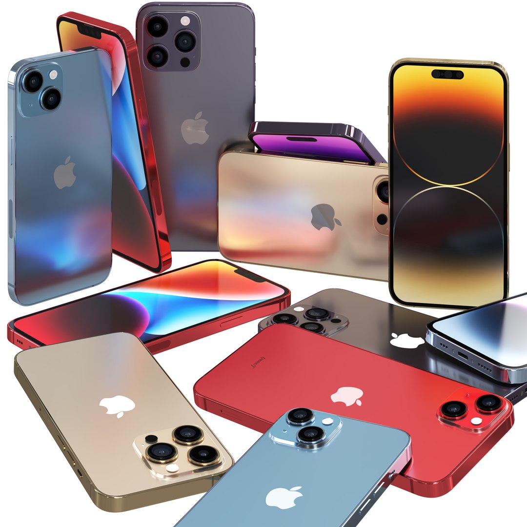 IPhone 14 Collection 3D Model - TurboSquid 2023220