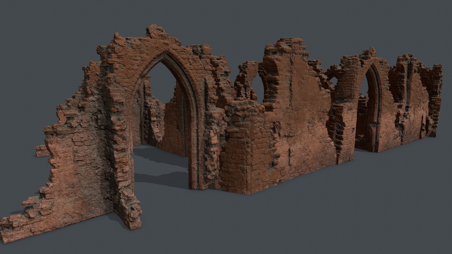 Old Ruins Model - TurboSquid 2349307