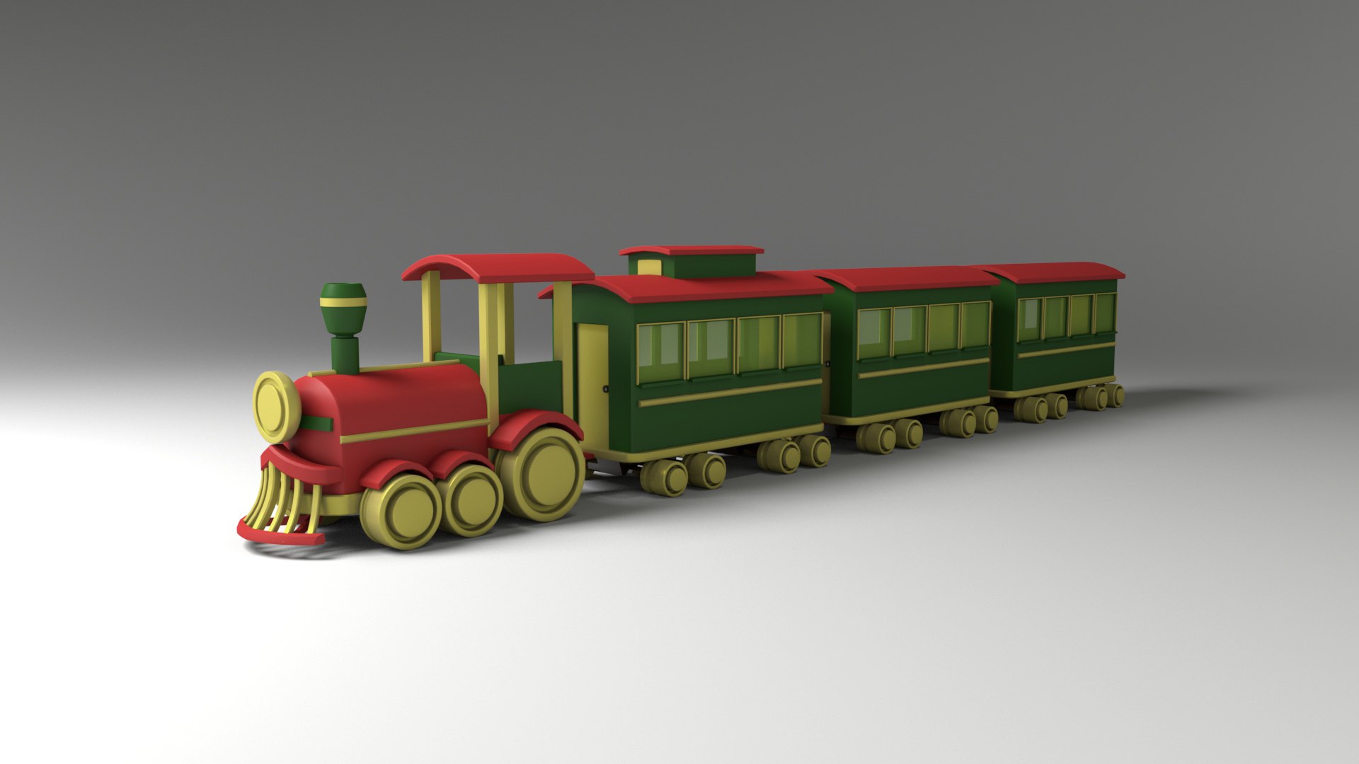 3D Toy Train Model - TurboSquid 1654812