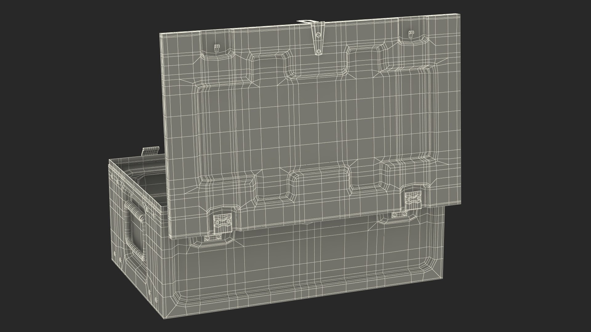 Military Weapon Crate Open model - TurboSquid 2062290